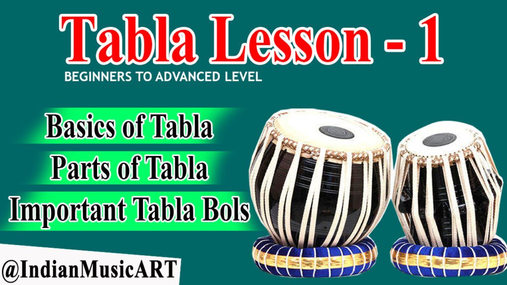 Learn Tabla Lesson - 1 | Basics of Tabla, Parts, Important Bols ...